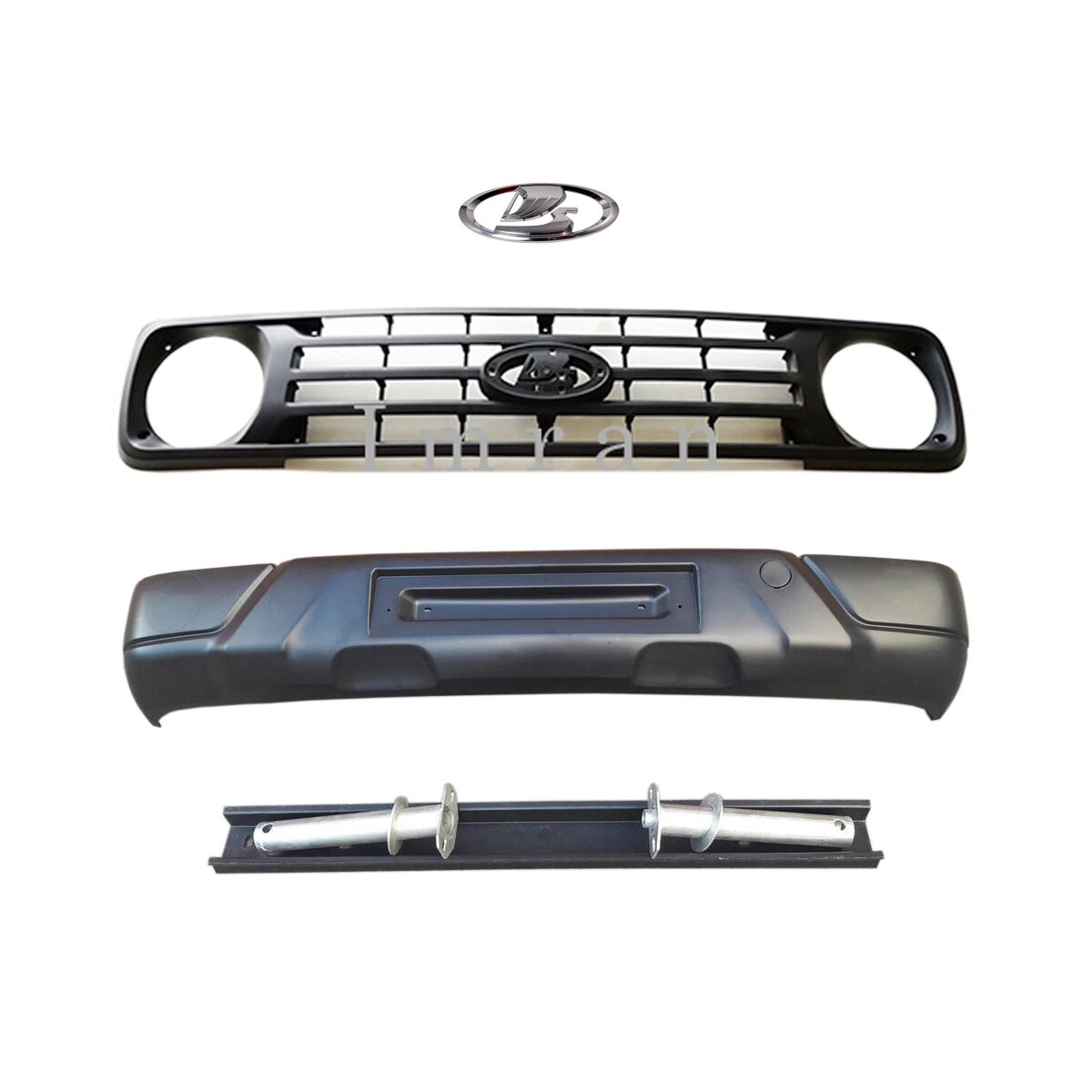 Facelift Urban for each Lada Niva 2121, radiator grille with emblem a ...